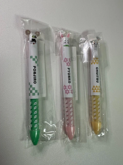 ENSEMBLE DE STYLOS Demon Slayer Kimetsu no Yaiba Ponjiro, Pyonko et Choitsu EUR 22,70 - PicClick FR