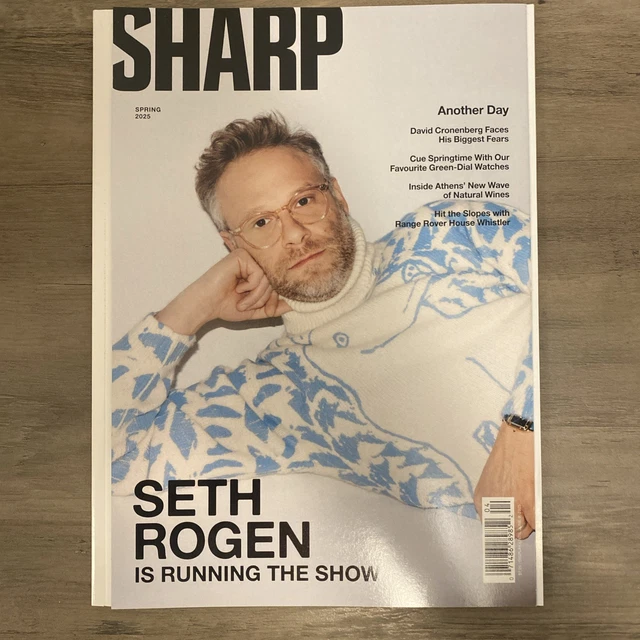 SHARP 2025 MEN’S magazine SETH ROGEN David Cronenberg | Nolan Daniel ...