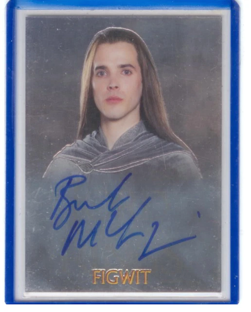 LORD OF THE Ring Trilogy Movie Card Signature Card Figwit $55.00 ...