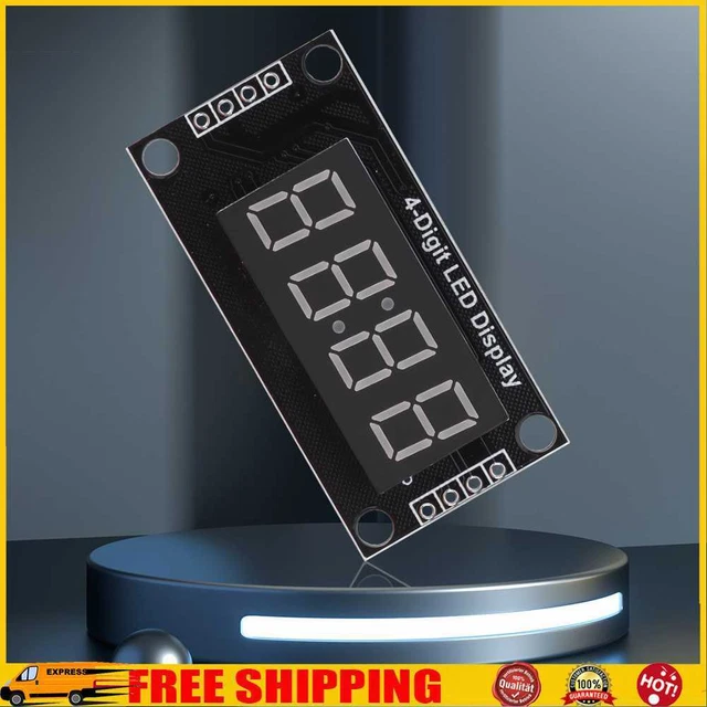 Modulo Display Digitale 4 Cifre 7 Segmenti Tm1637 Multicolore Per Arduino Eur 3 74 Picclick It
