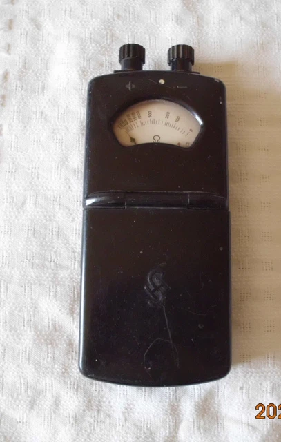 ALTES OHMMETER MESSGERÄT von Siemens Maße circa 7,5 x 18 x 3 cm hoch ...