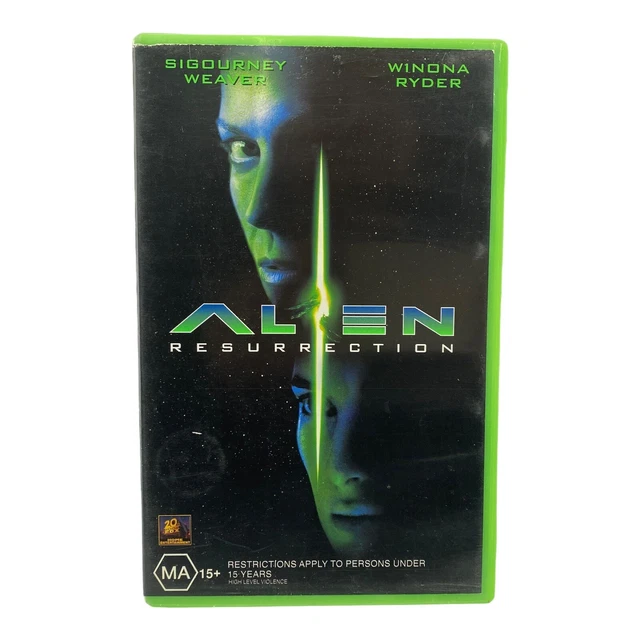 ALIEN RESURRECTION VHS Video Tape Sigourney Weaver Sci-Fi Ex-Rental ...