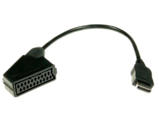 PANASONIC SCART LEAD Adaptor Scart Socket to Mini-Plug L=20cm ...