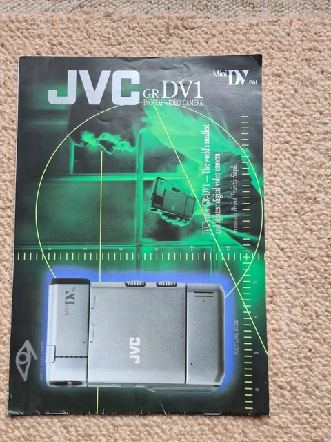 INSTRUCTIONS FOR JVC GR-DV1 Mini DV Pal (Brochure) £8.00 - PicClick UK