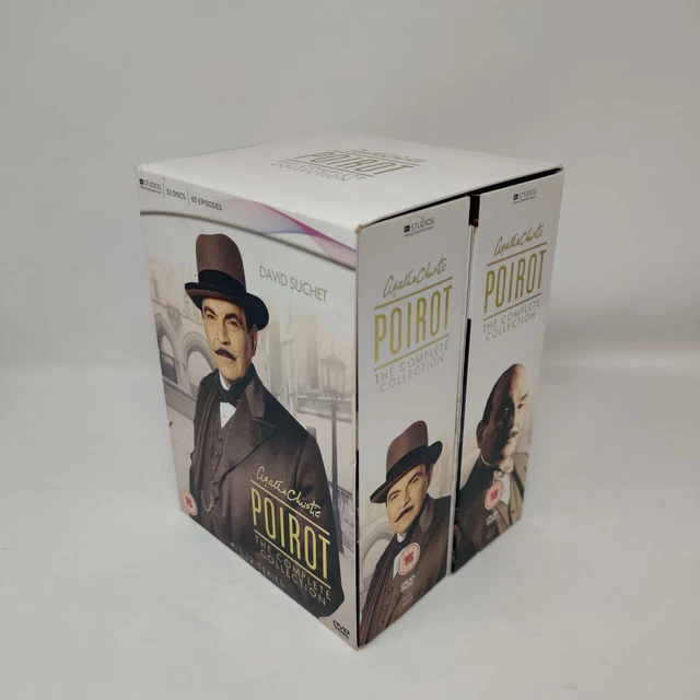 POIROT THE COMPLETE Collection 32 disc DVD Box Set 65 Episodes Series 1 ...