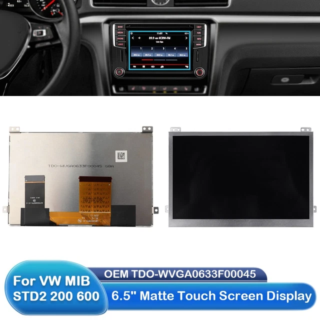 6.5'' MATTE TOUCH Screen Display For VW MIB STD2 200 600 OEM TDO ...
