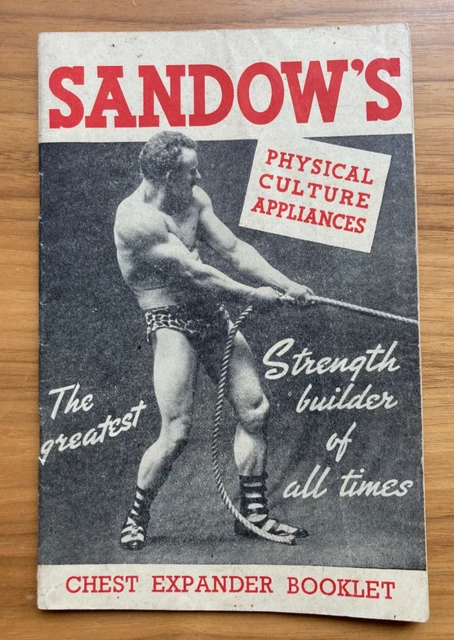 VINTAGE BODY-BUILDING COURSE - Eugen Sandow's Chest Expander Booklet £ ...