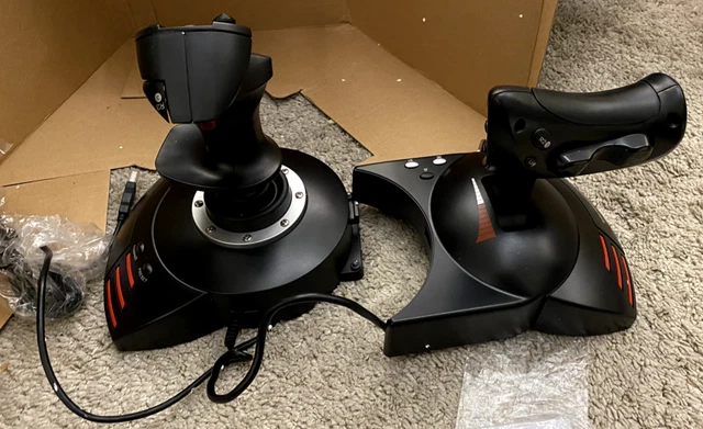 THRUSTMASTER T-FLIGHT HOTAS X Flight Simulator Joystick - Black EUR 34 ...