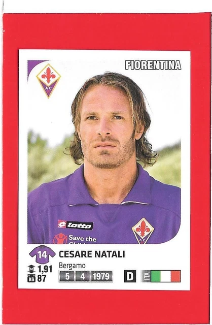 CALCIATORI PANINI 2011-2012 Figurina-Sticker n. 149 FIORENTINA CESARE ...