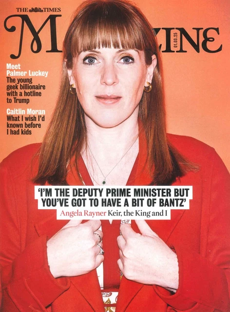 TIMES MAGAZINE : Angela Rayner, Palmer Luckey, Jason Isaacs, Dilara F ...