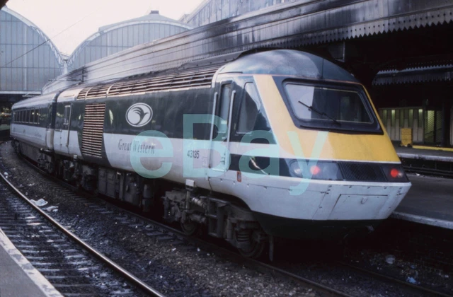 35MM RAILWAY SLIDE of Class 43 HST 43135 @ Paddington Copyright to ...