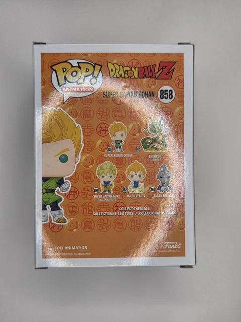 FUNKO POP! ANIMATION: Dragon Ball Z Super Saiyan Gohan #858 £17.81 ...
