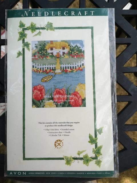 AVON RIVER VIEW Cross Stitch Kit 24cm x 16cm £3.32 - PicClick UK