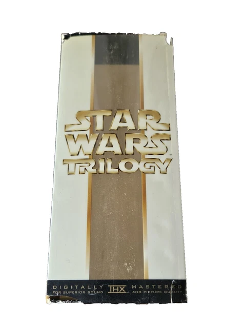 STAR WARS TRILOGY 2002 Collectors Edition VHS Video Box Set Excellent ...