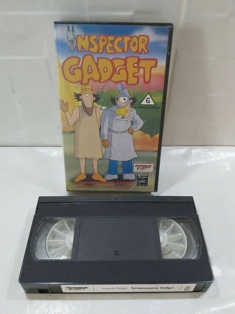 INSPECTOR GADGET TYRANNOSAURUS Gadget Gadget's Clean Sweep vhs £15.00 ...