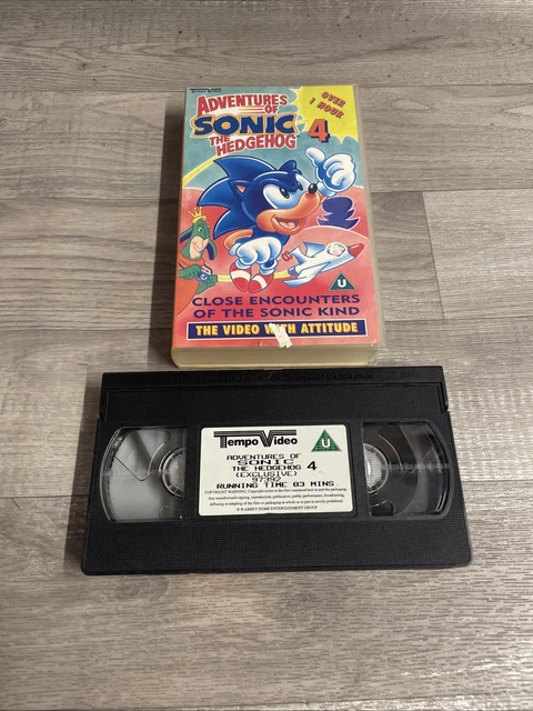 ADVENTURES OF SONIC the Hedgehog Vol. 4 VHS. £14.99 - PicClick UK