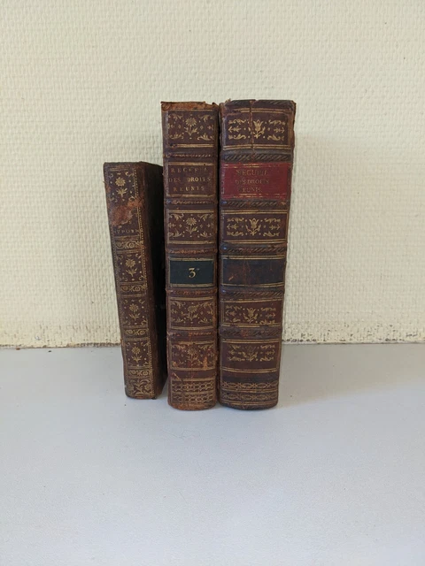 LIVRE ANCIEN-1 LOT de 3 livres de droit -18/19ème EUR 69,00 - PicClick FR