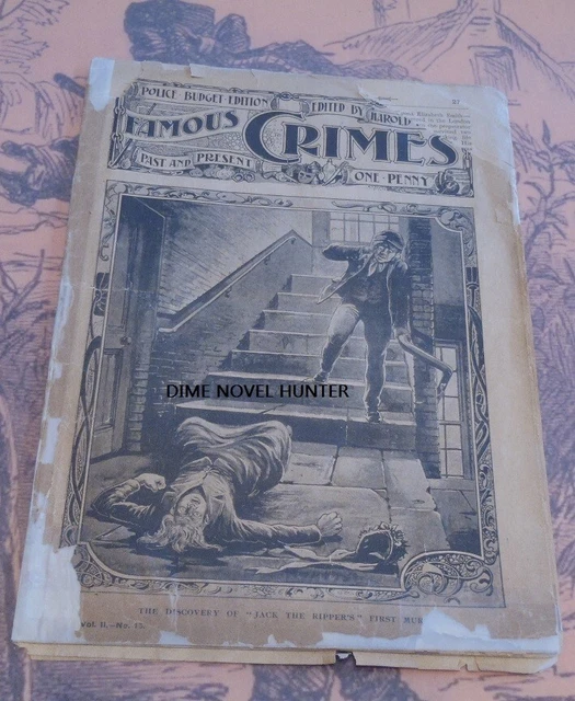 JACK THE RIPPER Police Budget Famous Crimes Harold Furniss #15 Penny ...