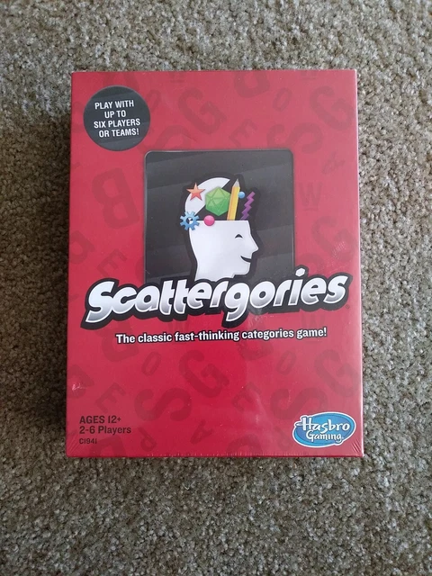 HASBRO GAMING SCATTERGORIES New Table Top Game Board Game £13.30 ...
