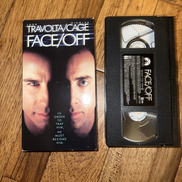 FACE OFF (VHS, 1997) John Travolta, Nicolas Cage Video Cassette Tape ...