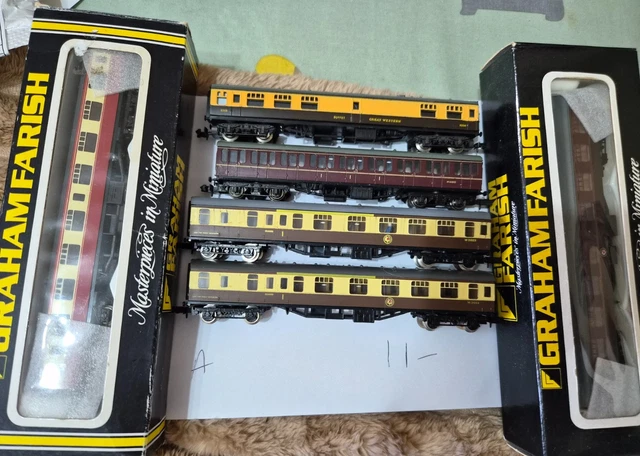 6 ASSORTED N gauge coaches £52.68 - PicClick UK