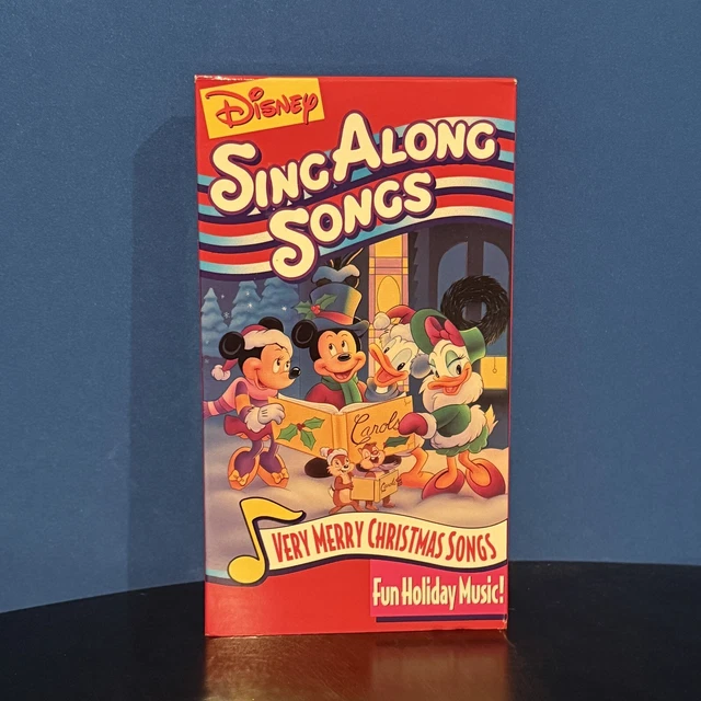 DISNEYS SING ALONG Songs - Very Merry Christmas Holiday Music (VHS ...