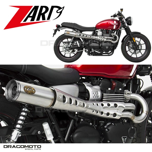 STREET TWIN 900 TRIUMPH 2022 2023 ZARD Ligne complete ZUMA RC ZTP075S00SSR EUR 1.419,17 ...