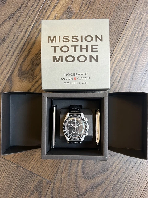 OMEGA X SWATCH MoonSwatch Moon, REPLICA, Box Set, Chronograph ...