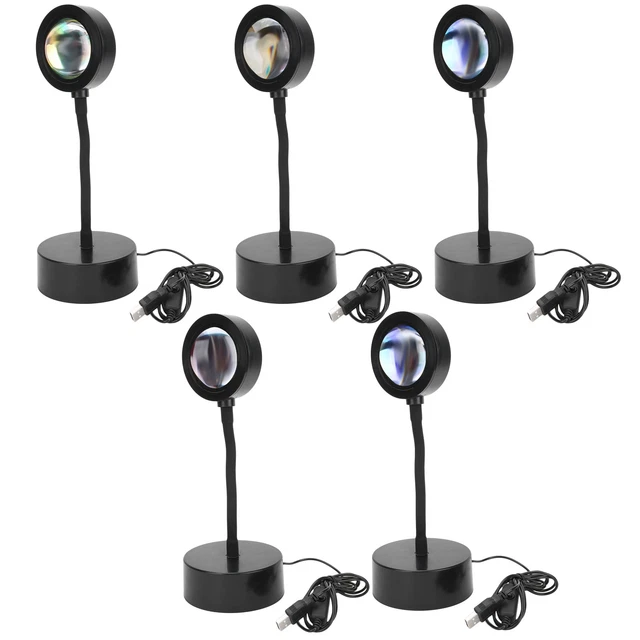 NEW 180 DEGREES Rotation Adjustable LED Projector Light For Bedroom £11 ...