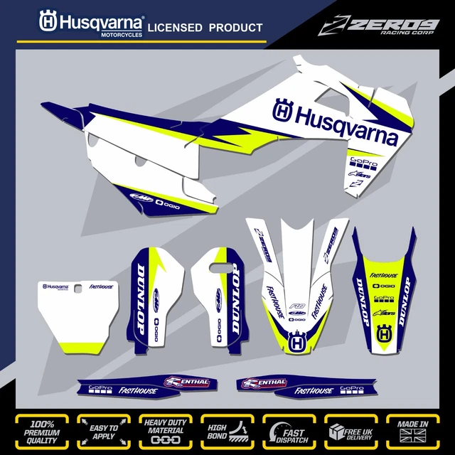 HUSQVARNA MX GRAPHICS Kit Motocross Graphics TC FC TE FE 125-500 FUSION ...