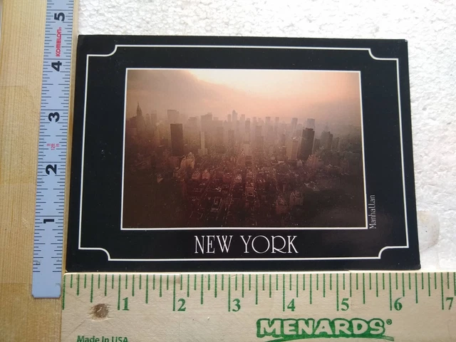 POSTCARD AERIAL VIEW Manhattan NYC NY USA £8.26 - PicClick UK