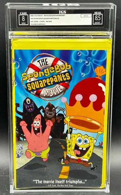 SPONGEBOB SQUAREPANTS MOVIE VHS Tape 2005 Nickelodeon Sealed New IGS 8 ...
