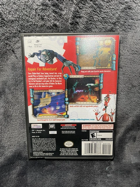 ROBOTS (NINTENDO GAMECUBE, 2005) Blockbuster Case, No Manual, TESTED ...