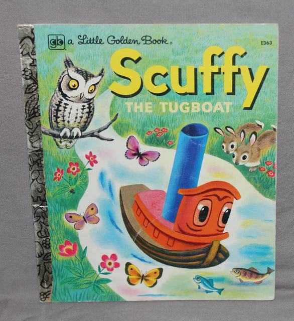 SCUFFY THE TUGBOAT by Gertrude Crampton A Little Golden Book LGB 1976 ...