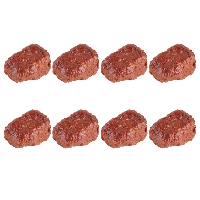 8 PCS FAKE Meat Model Artificial Prop Steak Food Decoration £13.19 ...
