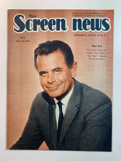 VINTAGE AUSTRALIAN MAGAZINES - New Screen News 6 November 1964 $25.00 ...