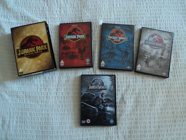 JURASSIC PARK - Ultimate Trilogy and Jurassic World DVDs £2.80 ...