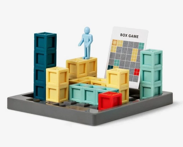 KASSESPIL BOX GAME from Tiger. Brain teaser with 40 different puzzles ...