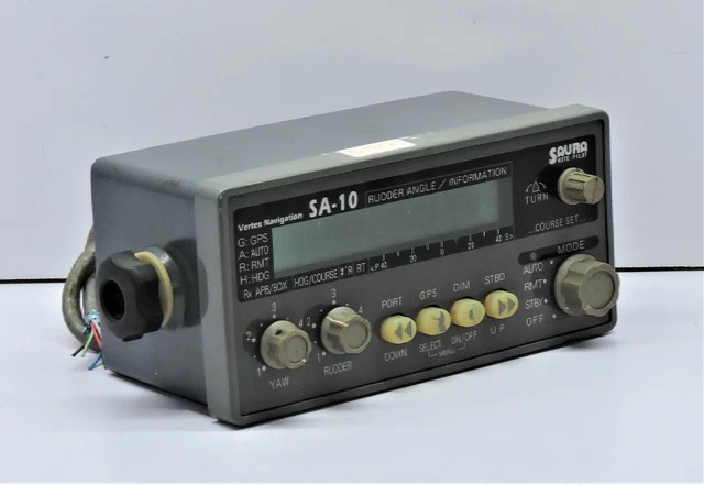 SAURA SA-10 AUTOPILOT Vertex Navigation Helm Transmitter Model TR-2 ...