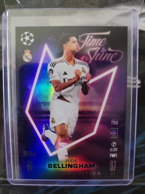LIMITED EDITION JUDE Bellingham Match Attax 2024/2025 Time to Shine 24/ ...