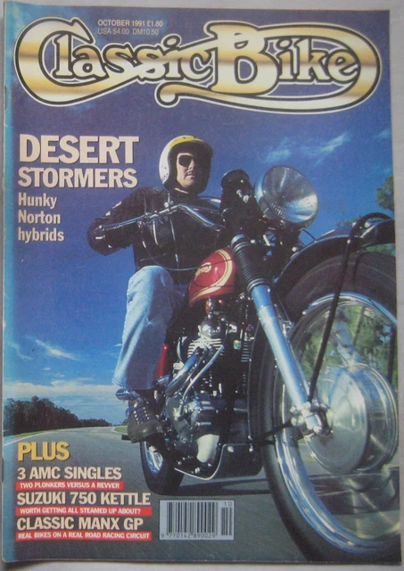 CLASSIC BIKE MAGAZINE October 1991 featuring AMC £5.99 - PicClick UK