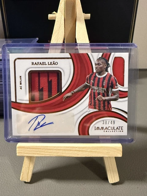 RAFAEL LEAO PANINI Immaculate 2024-25 Patch Auto /49 AC Milan £47.49 ...