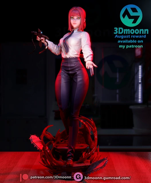 MAKIMA, CHAINSAW MAN, Devil, 3D Druck, Fan Art, sexy Pin-Up Figur, UNBEMALT EUR 59,90 - PicClick DE