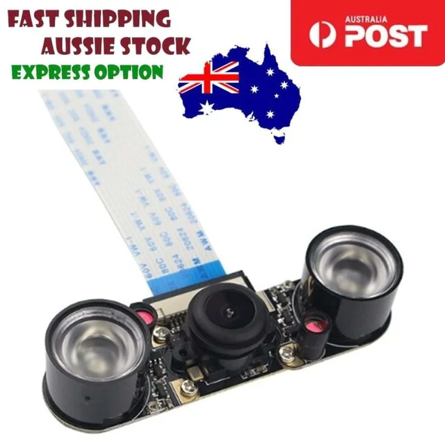 RASPBERRY PI 4 Camera Module Night Vision Fisheye 5MP OV5647 160 Degree ...