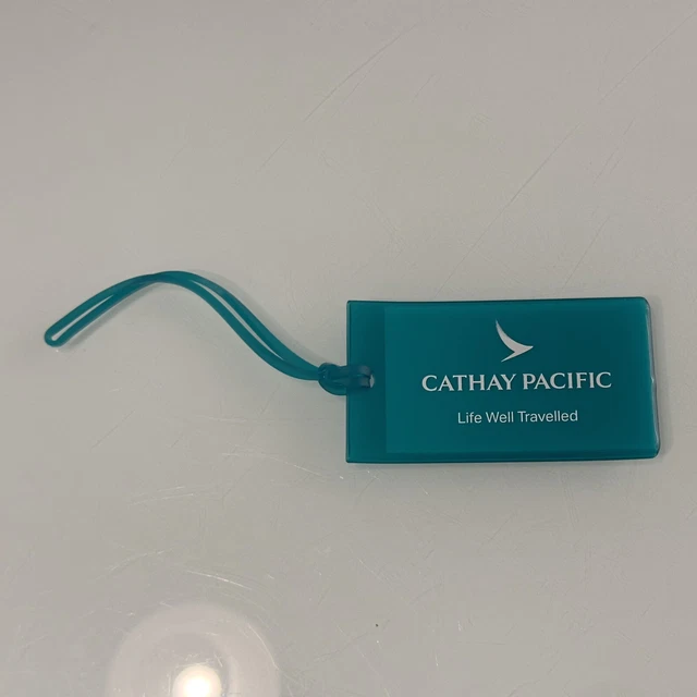 CATHAY PACIFIC “LIFE Well Travelled” Airlines Luggage Baggage Name Tag ...