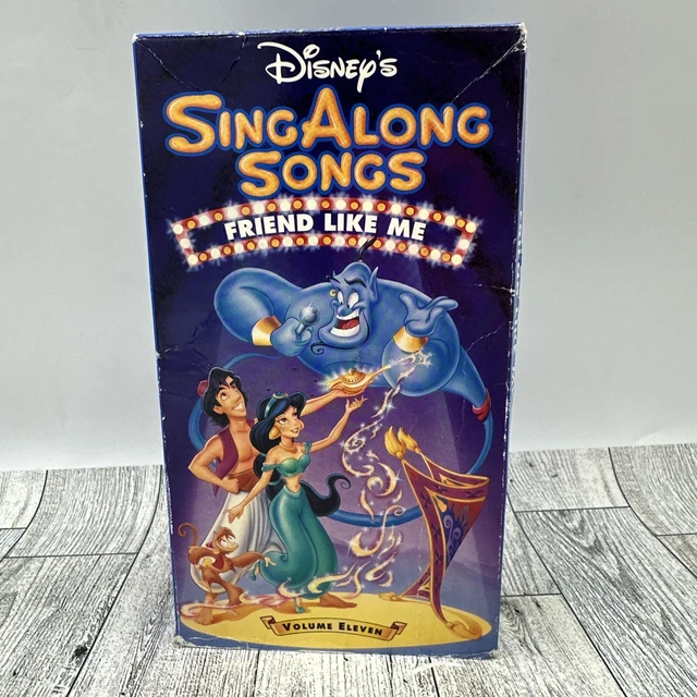 DISNEY'S SING ALONG Songs Friend Like Me VHS Volume 11 EUR 3,67 ...
