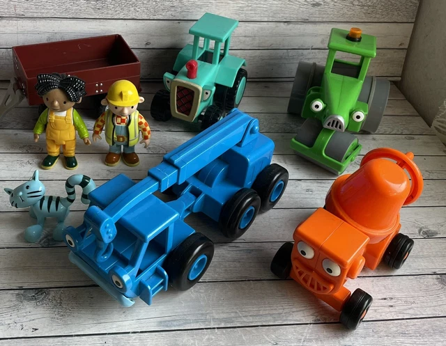 BOB THE BUILDER Toy Vehicle Bundle x 4 Plus Figures Inc Pilchard the ...
