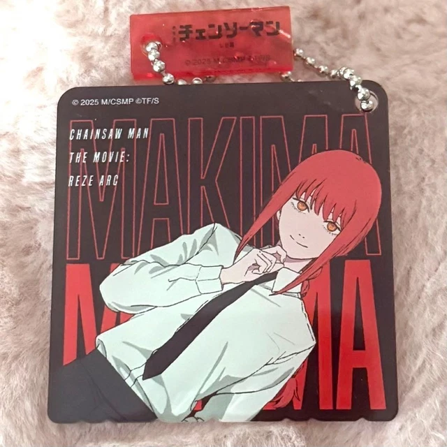 CHAINSAW MAN THE Movie Reze Edition Trading Acrylic Key Chain Makima ...