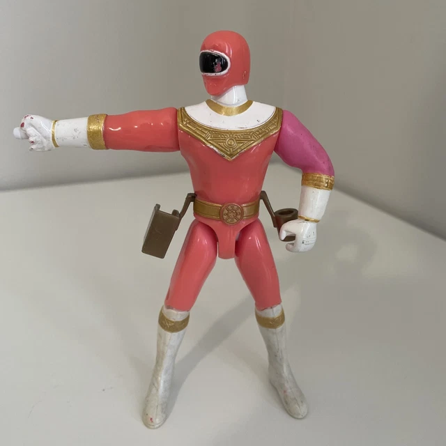 1996 BANDAI MORPHIN Power Rangers Zeo Pink Ranger Vintage Toy Action ...