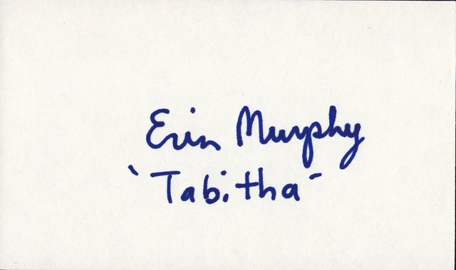 ERIN MURPHY ACTRESS Tabitha In Tv's Bewitched Signed Card Coa £12.59 ...
